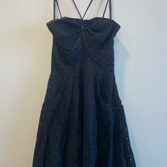 Calvin Klein | Dresses | Calvin Klein Strappy Little Black Dress | Poshmark